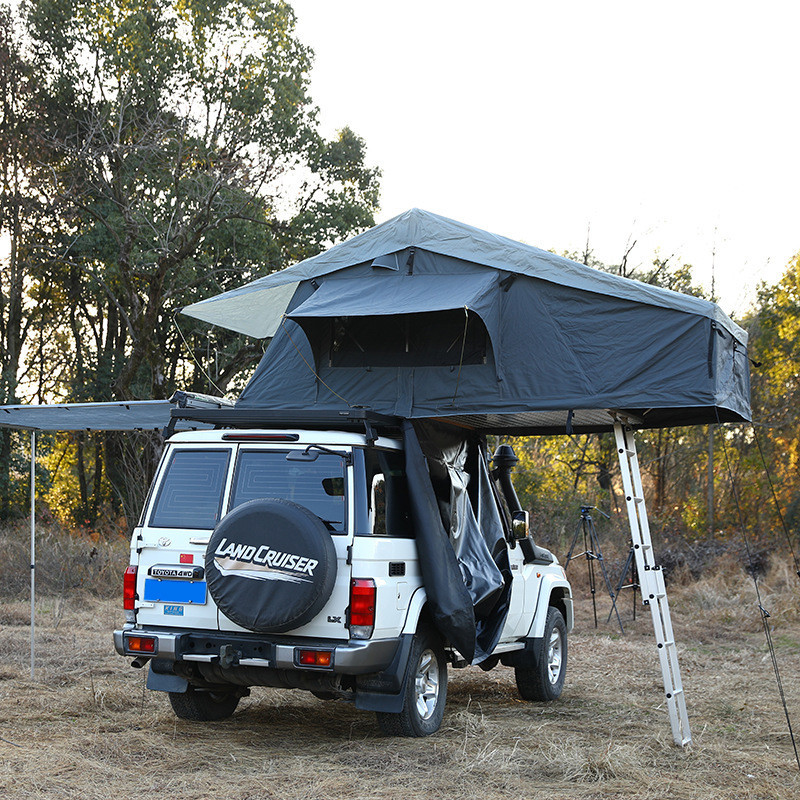 【Soft Top Car Rooftop Camping Tent Waterproof Canvas Off Road Camper ...