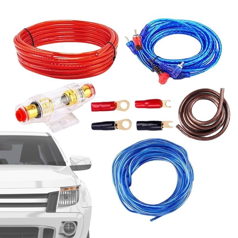 ⚖Cable Amplifier Install Wiring Kit 1500W Anto Audio Amplifier Wiring ...