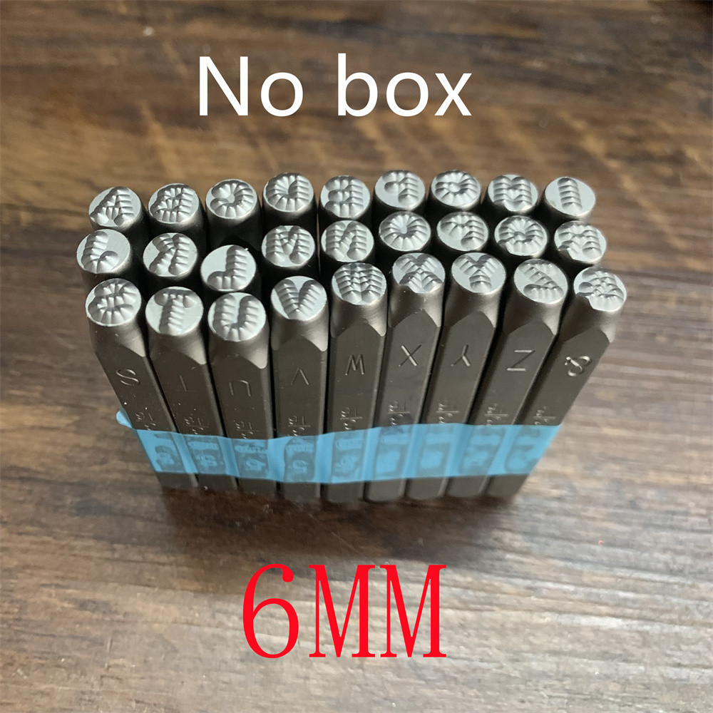 ♥Letters 6/7/8/10MM Dot stamps,RCIDOS Steel word punch stamp/matrix ...