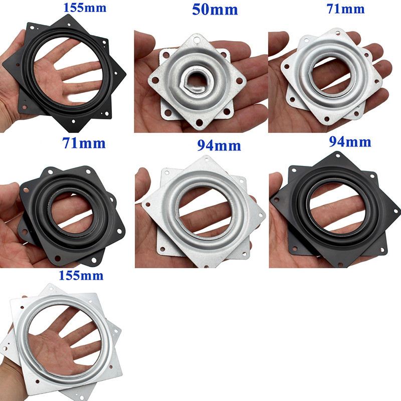 ☈360 Degree Flexible Swivel Plates Rotating Bearing Metal Rolling ...