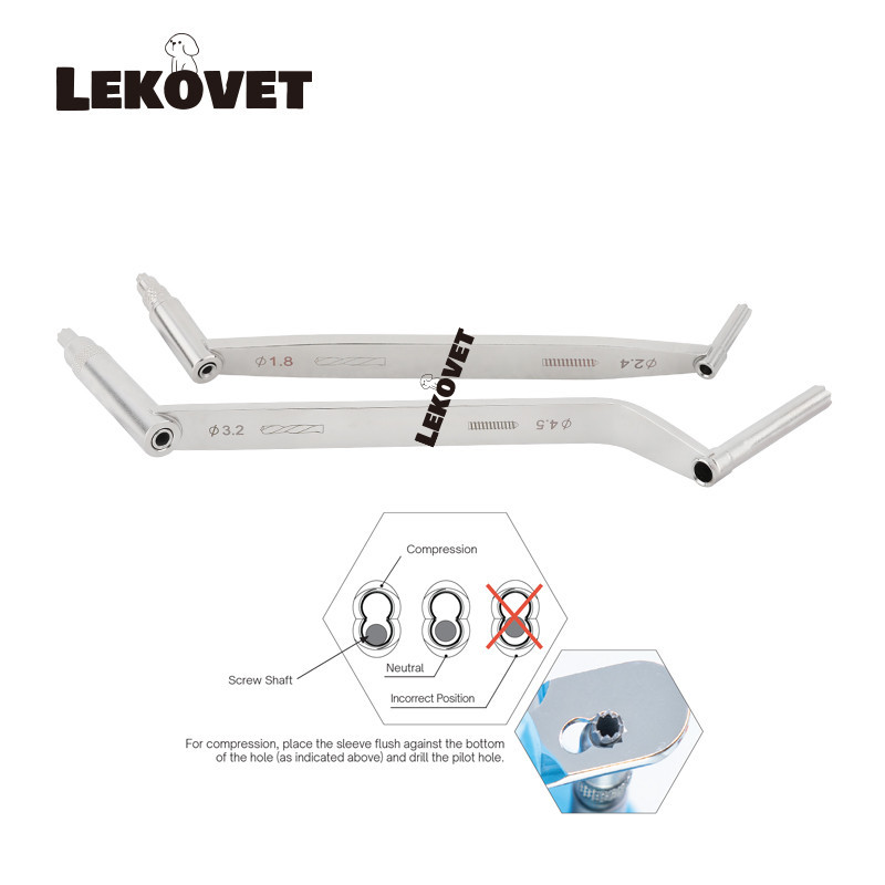 Universal Drill Guide LC-DCP plate veterinary orthopedic instruments ...