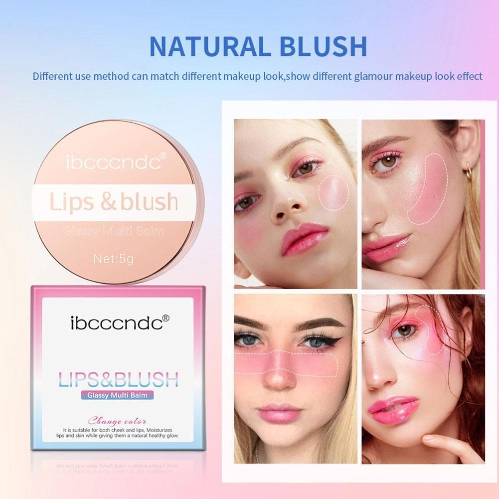 1pc Blush Makeup Palette Red Rouge Long Lasting Cream Cheek Contour ...