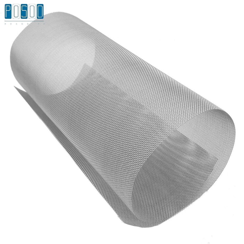 Stainless Steel Woven Wire Mesh Roll Metal Mesh Sheet Screen Mesh 20 ...