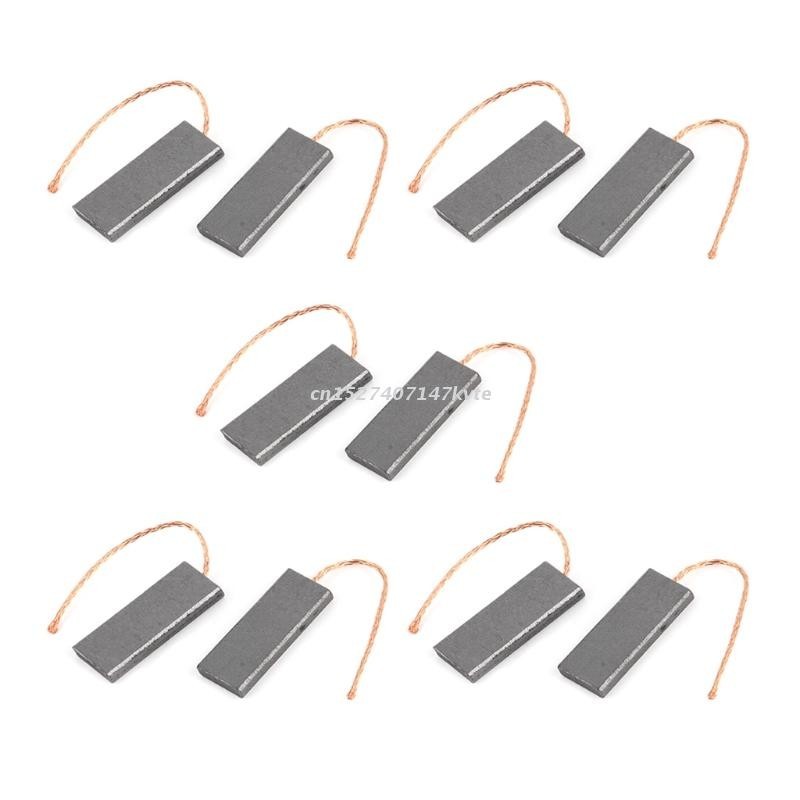 ☚10pcs/set Motor Carbon Brush Set Replaces Washing Machine Motor ...