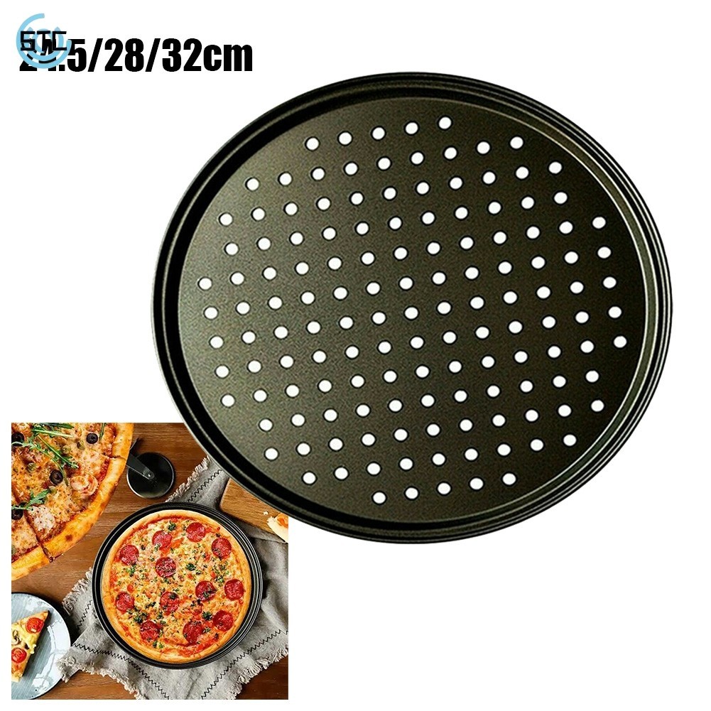 Pizza Pan Carbon Steel Perforated Pizza Pan High Quality Punched Pizza ...