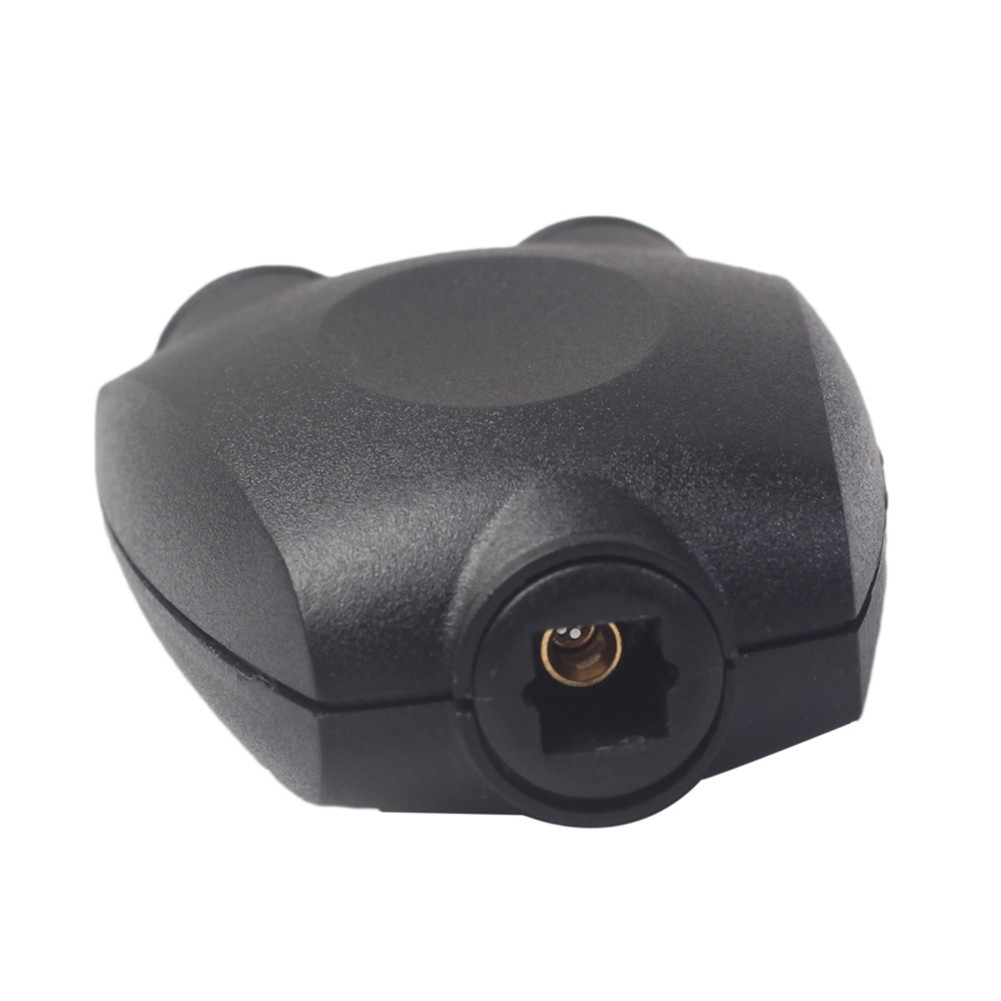 ☪Digital SPDIF Optical Audio Splitter 2 Way Toslink Splitter Adapter 1 ...