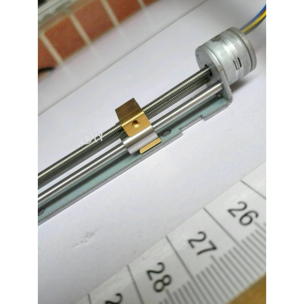 ☹Miniature sliding table linear bearing stepping motor Linear screw ...