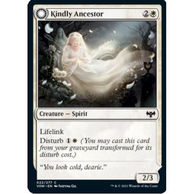 Kindly Ancestor // Ancestor's Embrace - Magic The Gathering (MTG ...