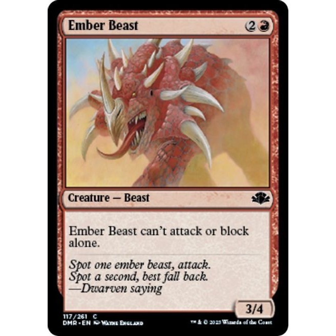 Ember Beast - Magic The Gathering (MTG) | Shopee Philippines