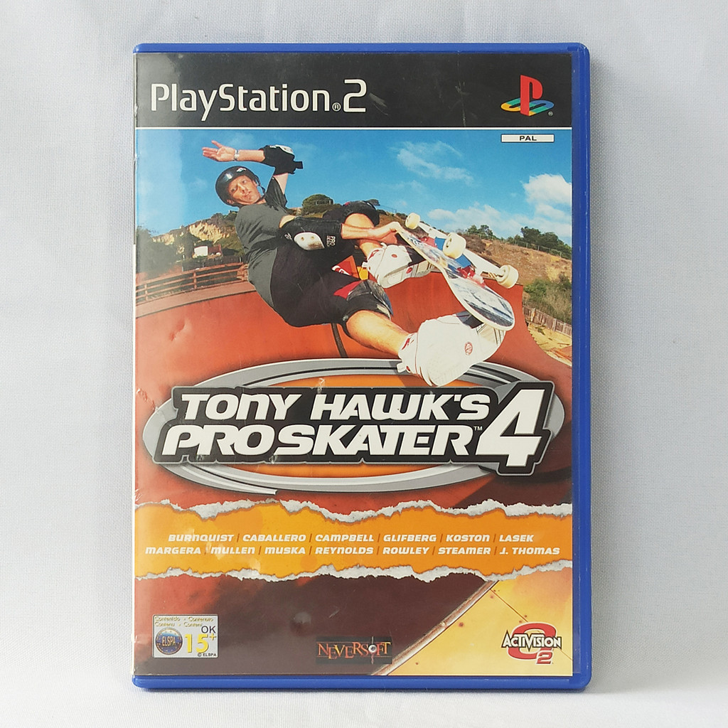 Tony Hawk's Pro Skater 4 PS2 PlayStation 2 Video Game - PAL REGION ONLY ...