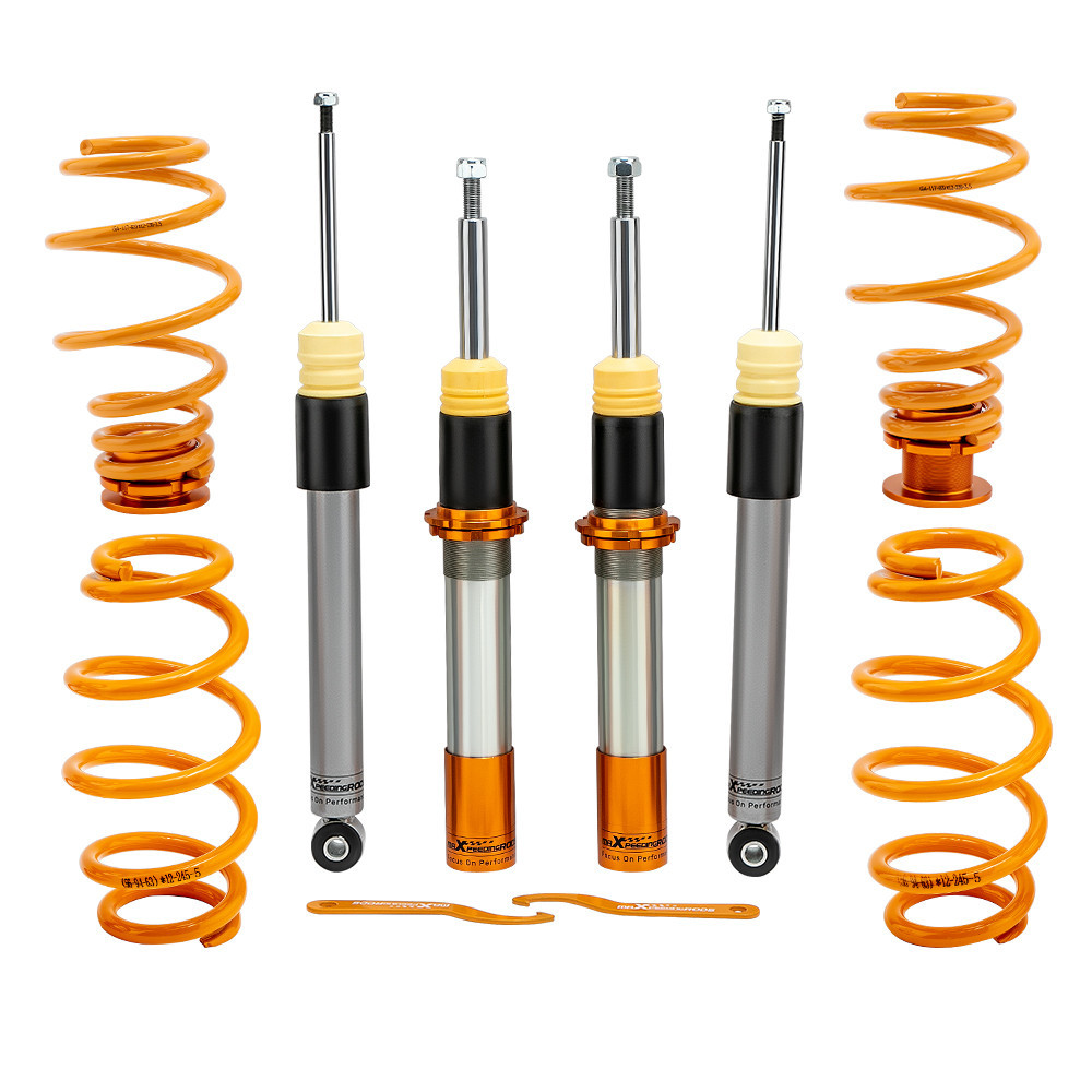 ☇Coilovers for Audi A3 VW MK5 MK6 Jetta Passat Beetle EOS Adjustable ...