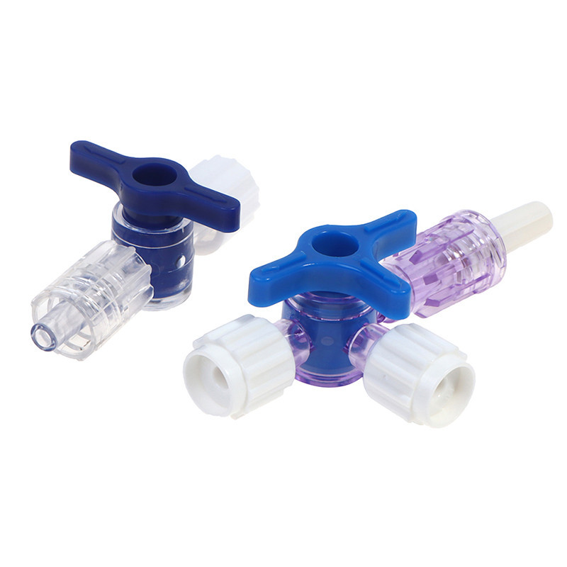 ☮Plastic Two Way Three Way Stop Cock For Clinical Hospital Luer Lock ...