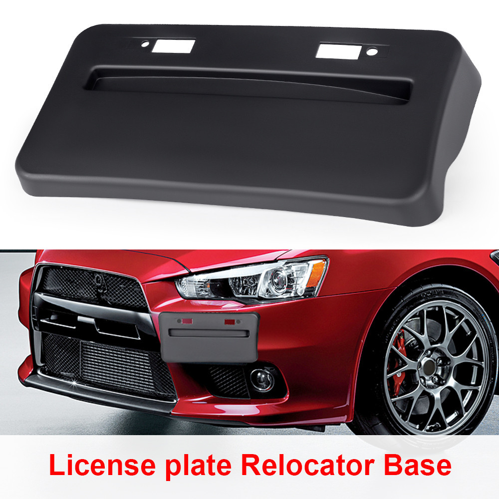 Car Front Bumper Look License Plate Frame For Mitsubishi Lancer GTS EVO ...
