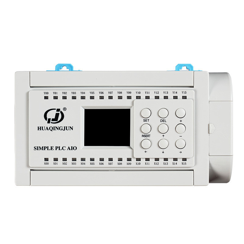 Huaqingjun 16-in 8-out Relay Output PLC 4-Channel Pulse Outputs Programmable Time Relay PLC for ...