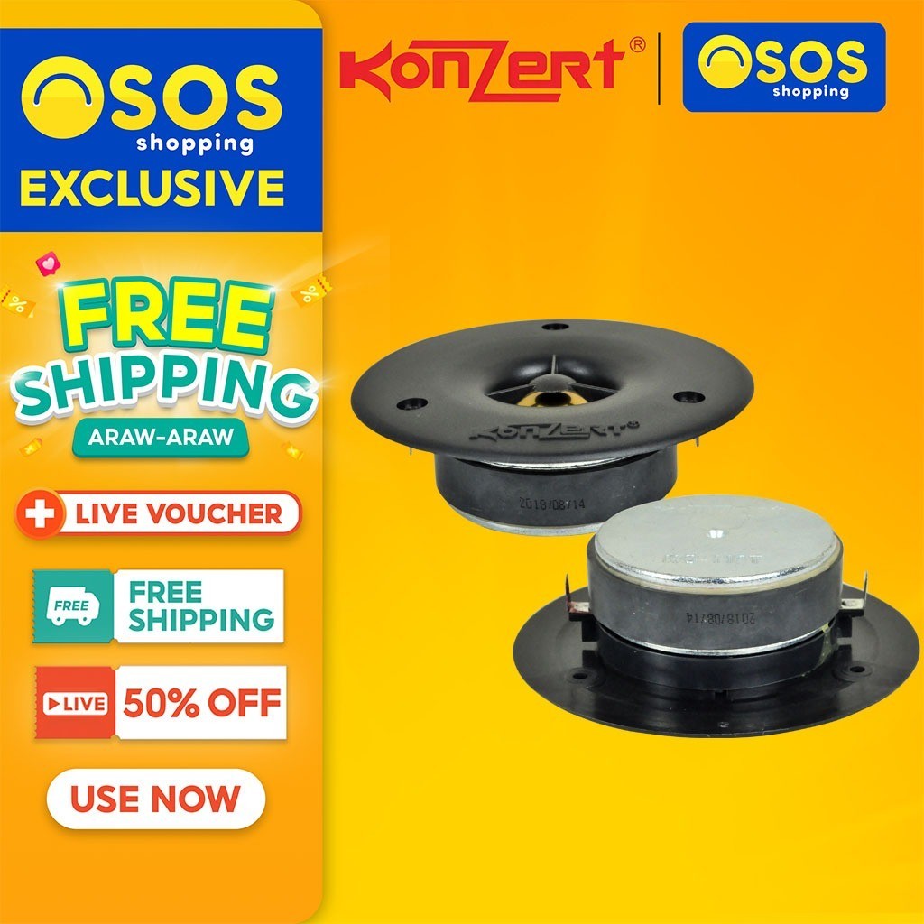 Konzert Original Professional 3" Dome Tweeter-100W KG-110T •OSOS ...