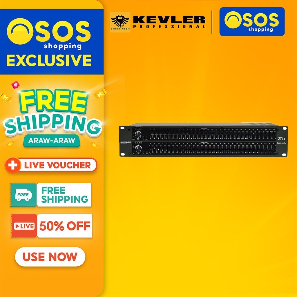 Kevler 231s Dual 31 Band Graphic Equalizer •OSOS• | Shopee Philippines