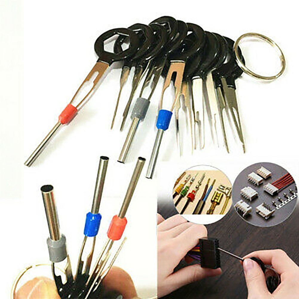 ♝1 Set/11 Pcs Car Terminal Removal Tool Terminal Back Needle Tool ...
