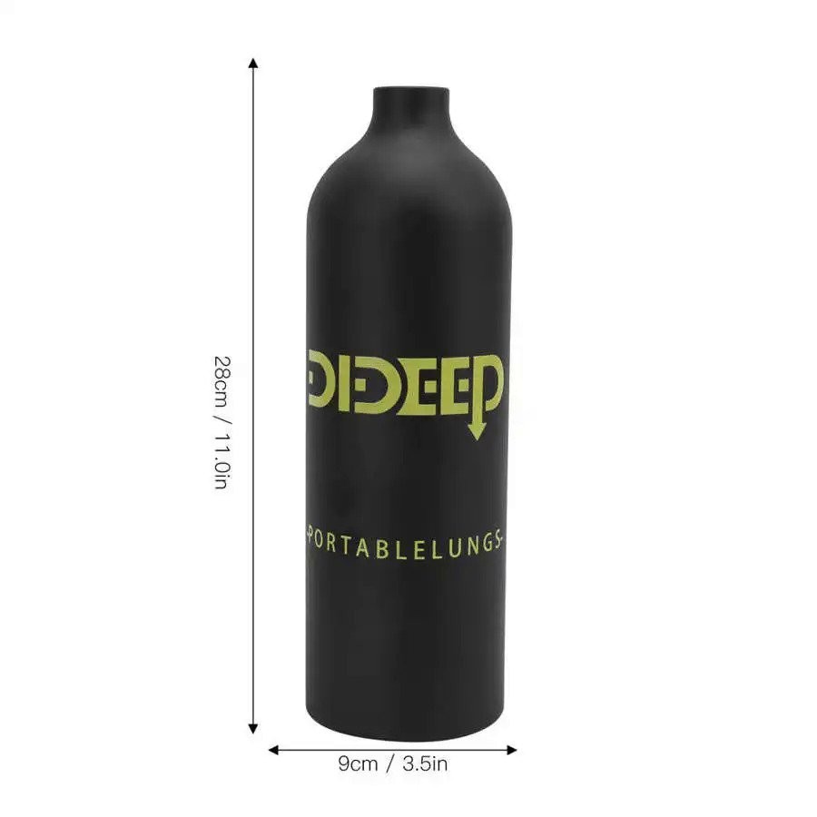 DIDEEP 1L Scuba Diving Tank Equipment Oxygen Tank Underwater Breathing ...