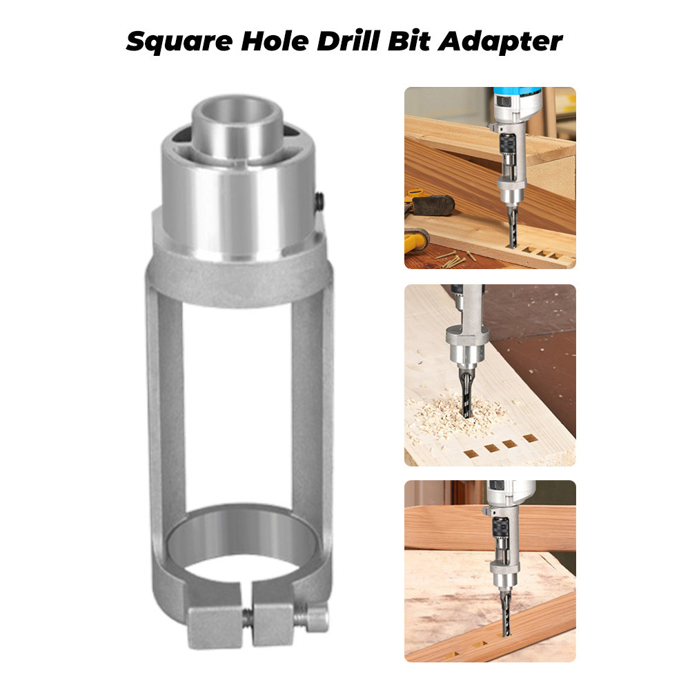☟Square Hole Drill Bit Adapter Drill Bit Fixing Bracket Professional ...