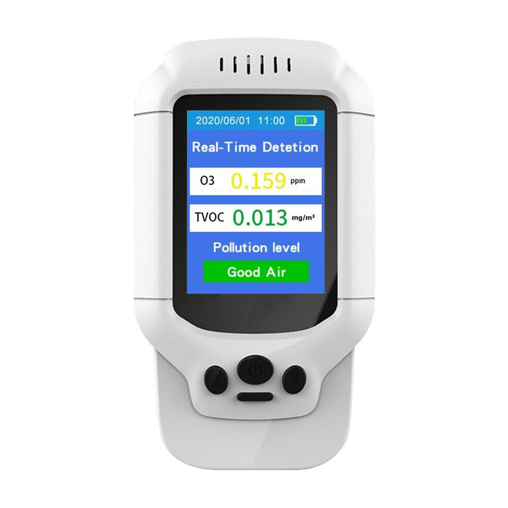 ⚕Air Quality Detector with LCD Display Pollution Tester Indoor ...