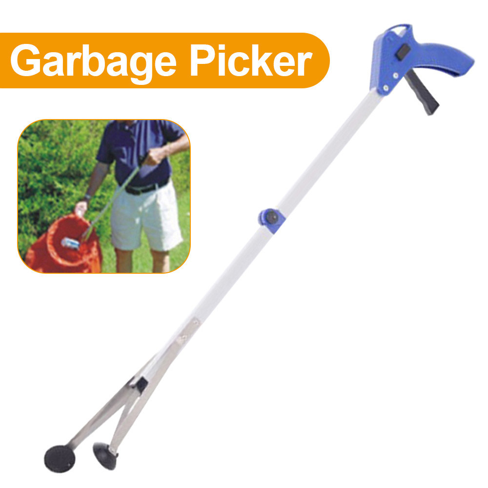 Garbage Picker Leaves Pick Folding Trash Pickup Tool Gripper Extender ...