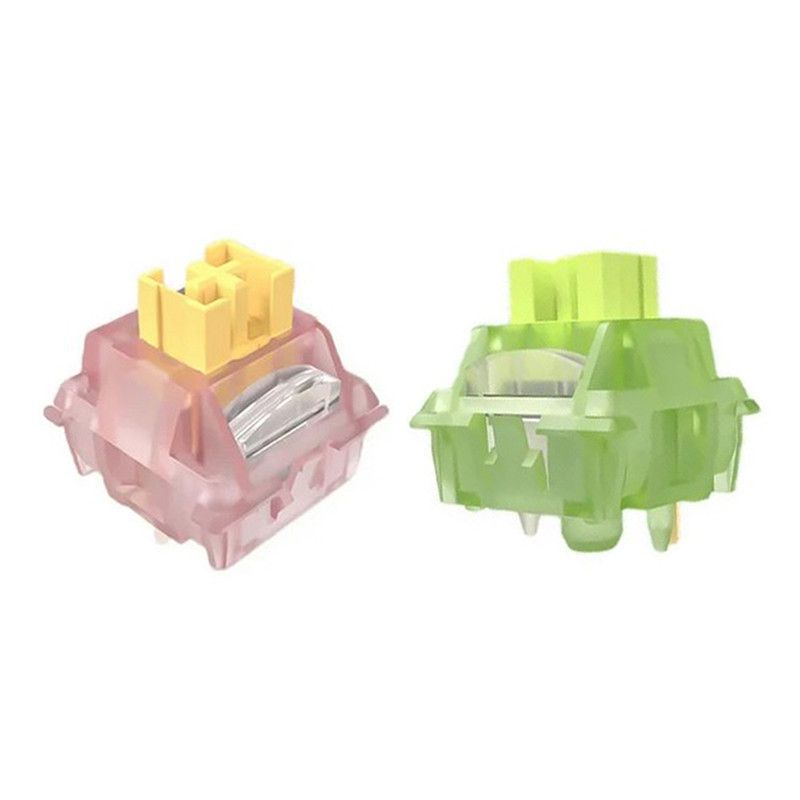 ♡10pcs Silent Peach V3 Switch Lubed Silent Lemon V3 Switches Mechanical Keyboard Linear Tactile ...