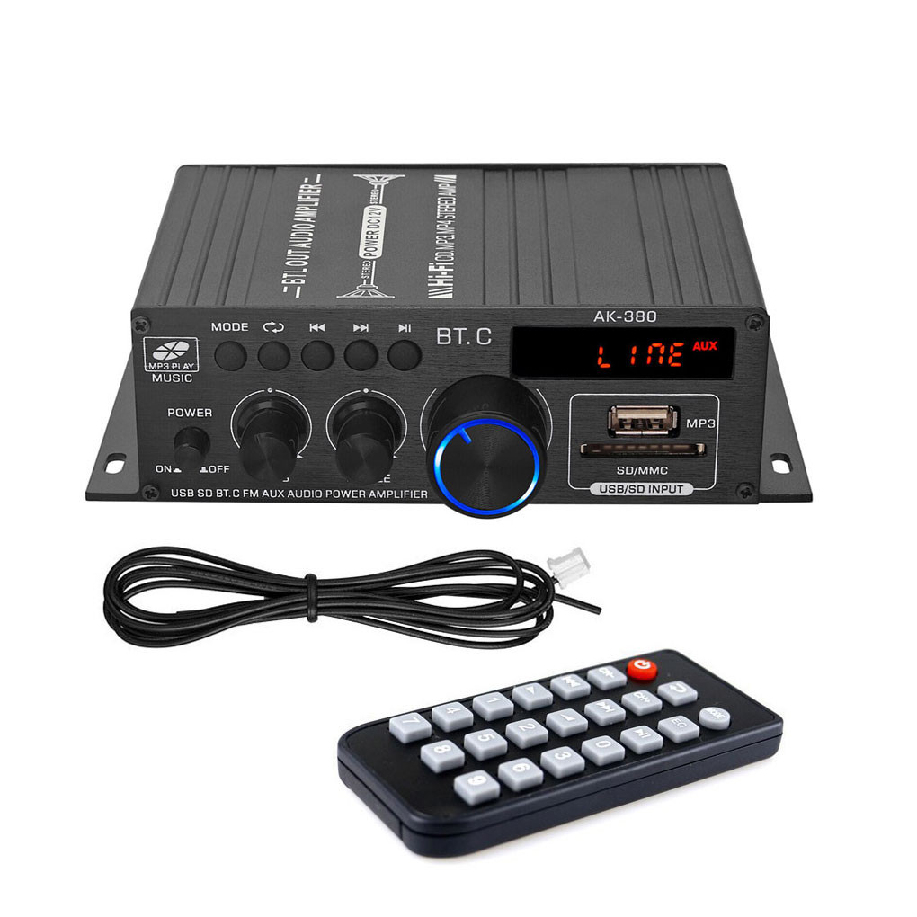 Bluetooth 5 0 Audio Power Amplifier Power Amplifier Amplifier Hifi ...