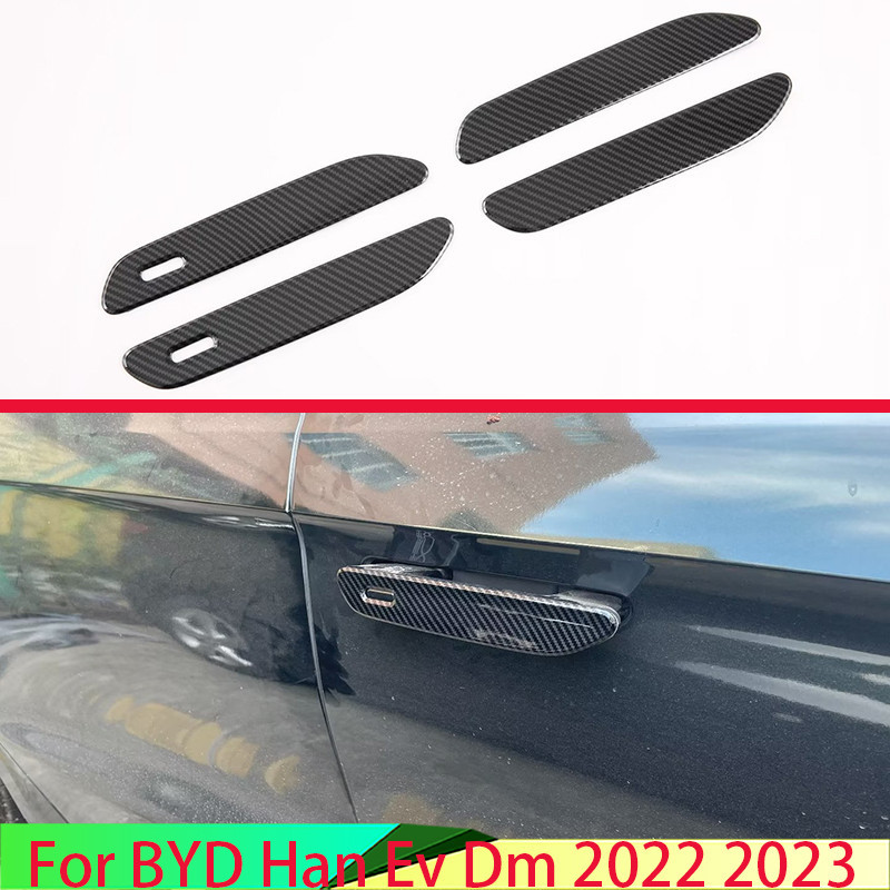 ~For BYD Han Ev Dm 2022 2023 Car Accessories Door Handle Cover With ...