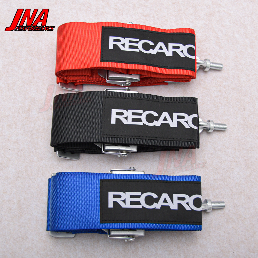 ☆RECARO Harness 3 inch 4 Point Sport Quick Release Safety Seat Belt for ...