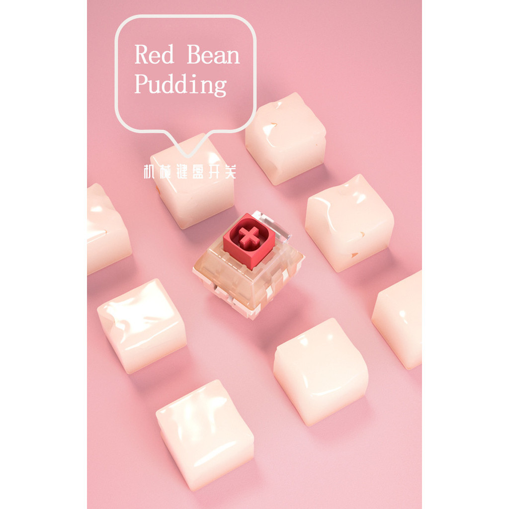 ☭Kailh Red Bean Pudding Switch Mechanical Keyboard Light Guide Post ...