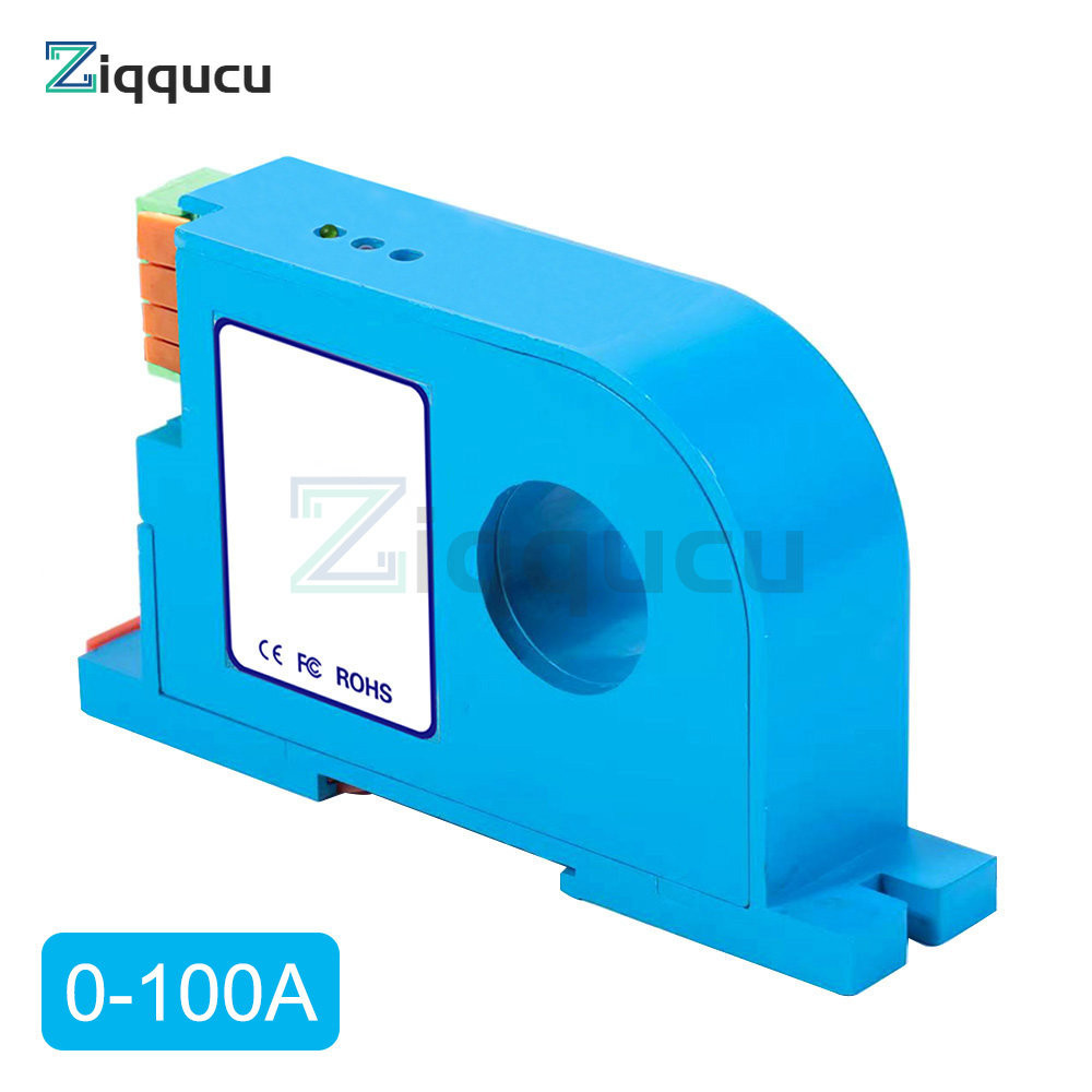【DC Current Monitoring Sensor 0-100A Current Transducers Transmitter 4 ...