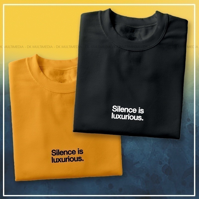DK Multimedia - Silence Shirt [mid] | UNISEX SHIRT | STATEMENT SHIRT | MINIMALIST | Shopee ...