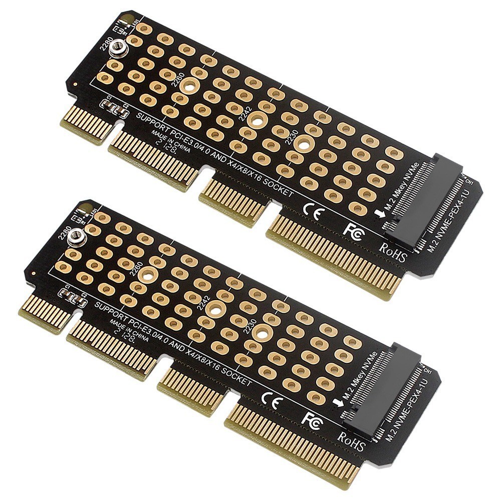 ┲Nvme Adapter M.2 Nvme to Pcie 4.0 Riser Card Pcie X16 X8 X4 Expansion ...