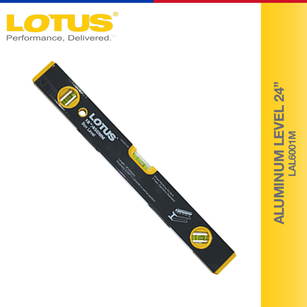 Lotus Aluminum Level 12"/300MM LAL3001M - Measuring & Leveling Tools ...