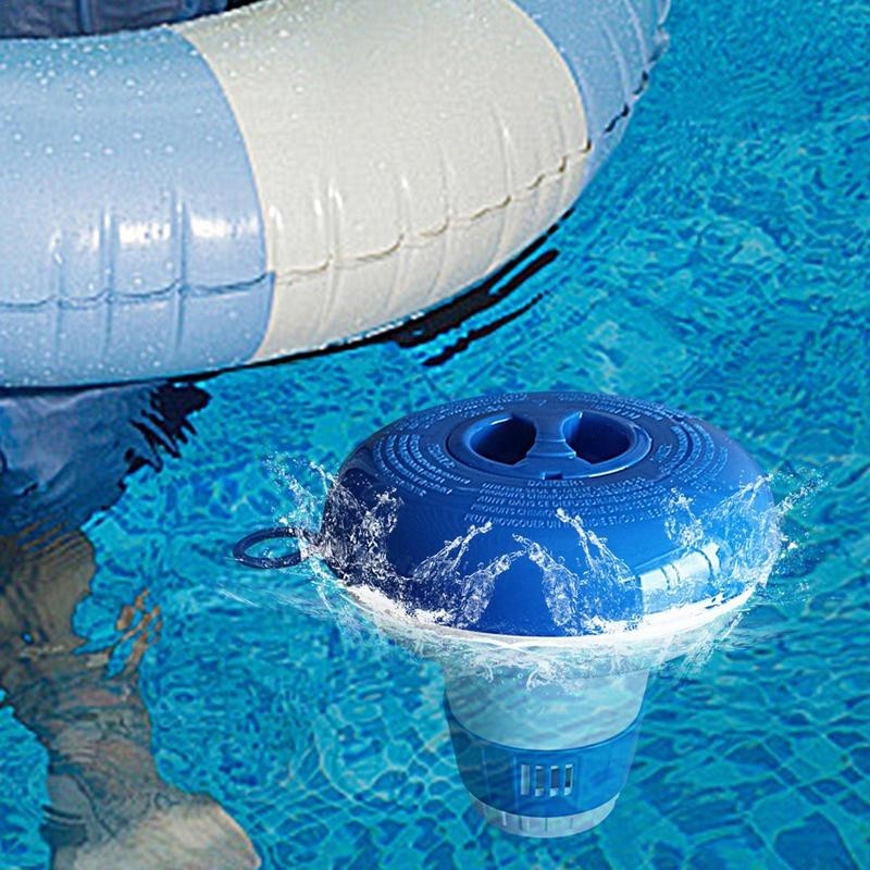 【Floating Swimming Pool Medical Chlorine Tablet Hot Tub Floater Cleaner ...
