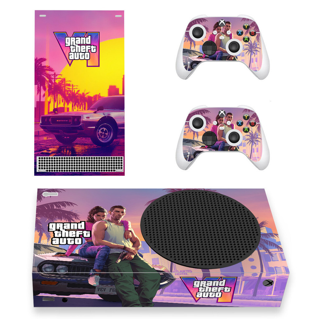 ☻Grand Theft Auto VI GTA 6 Skin Sticker Decal Cover for Xbox Series S ...