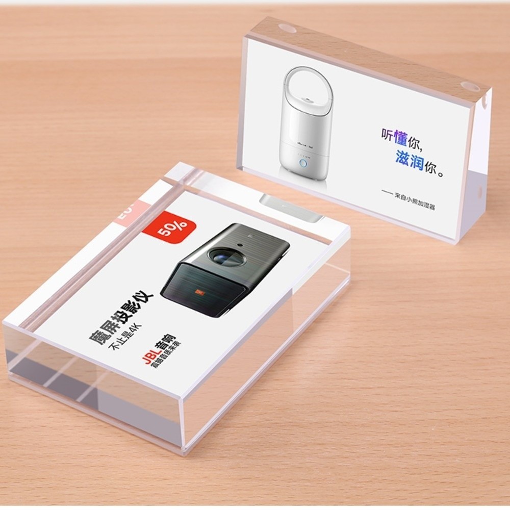 -Acrylic Inclined Mobile Phone Product Price Tag Display Desk Table Top ...