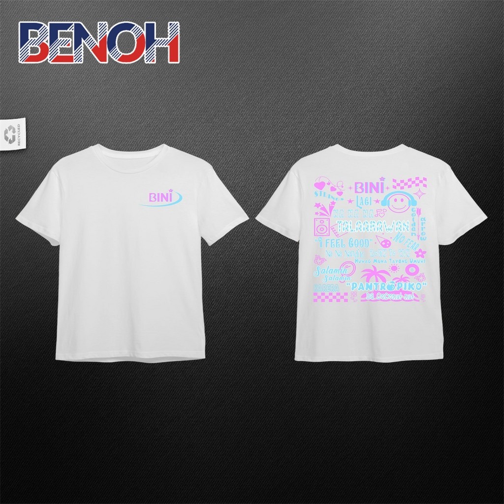BINI Benoh Retro Anime shirt Cartoon Fashion street culture film Benoh ...