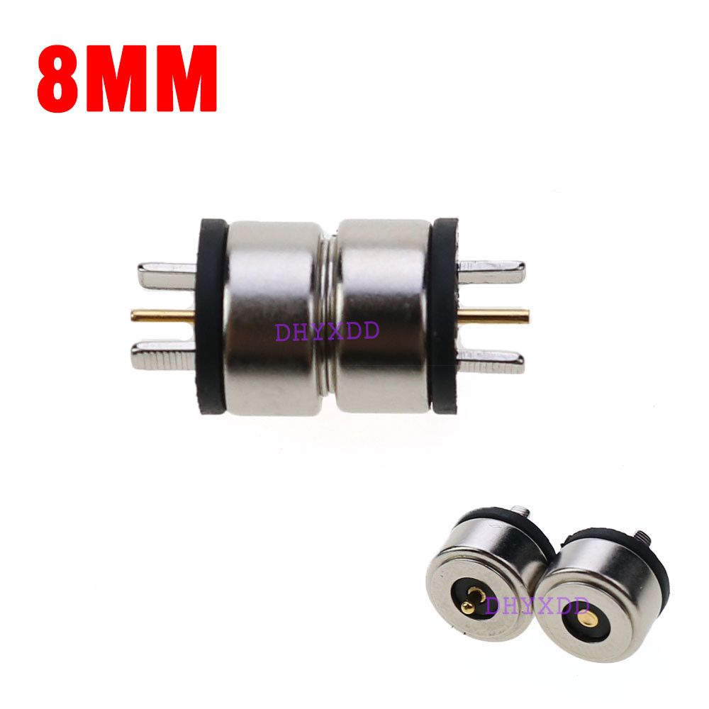 ♨8mm 2Pin 5V 2A High Current Magnet Spring-Loaded Magnetic Cable Pogo ...