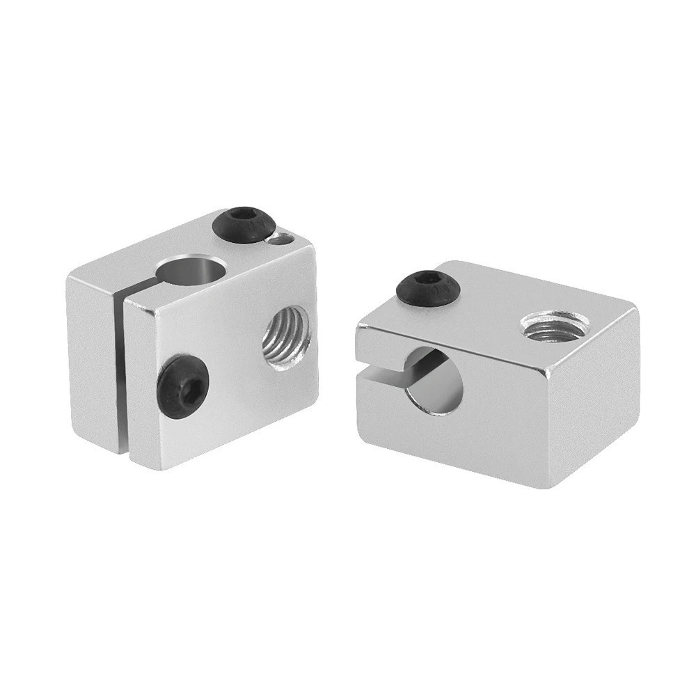 Aluminium V6 Heat Block For V5 V6 J-head Extruder HotEnd 3D Printers ...