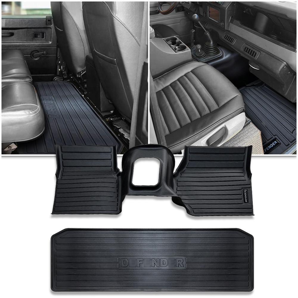 웃For Land Rover Defender Car All-Weather Tpe Floor Foot Mat center ...