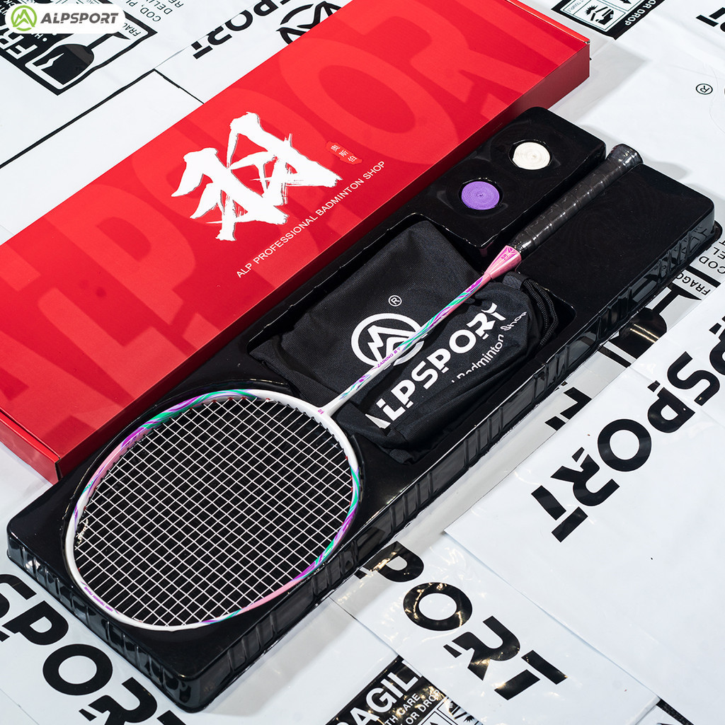 ALP ZN 5U Badminton racket 12K-T800 Original import Offensive and ...