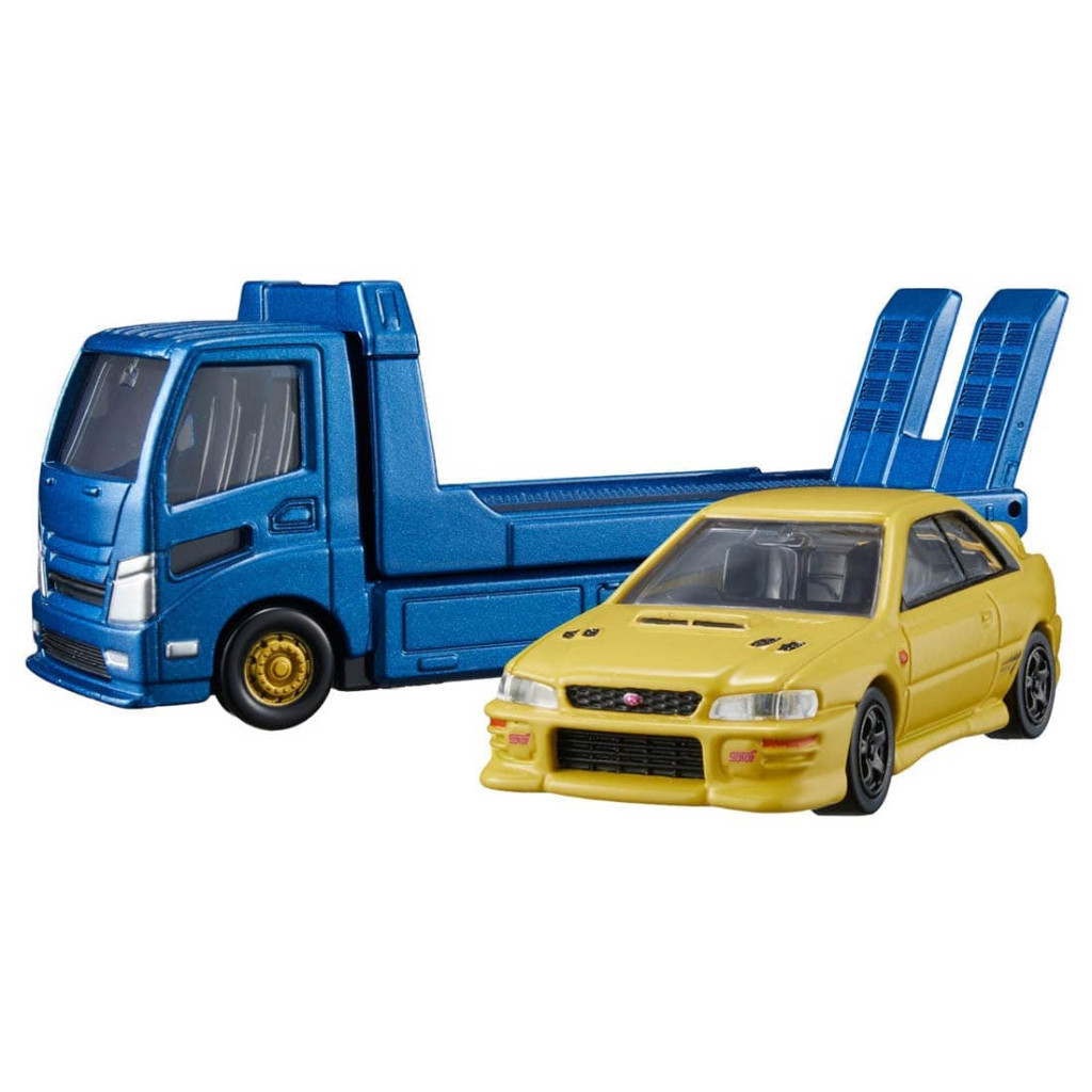 Tomica Premium, Transporter & Subaru Impreza WRX Type R STi Version ...