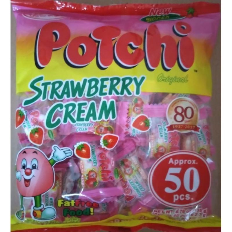 Potchi Original Strawberry Cream Candy | Shopee Philippines