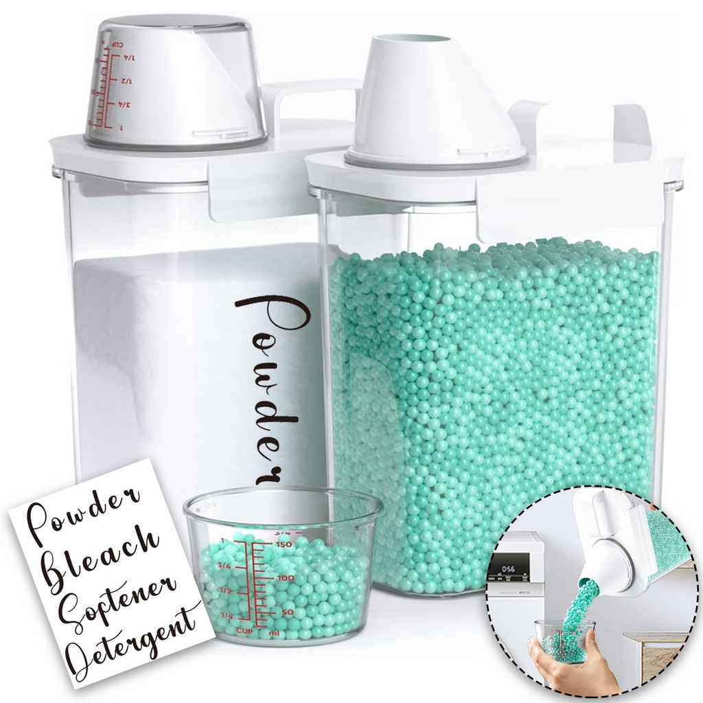 Laundry Powder Container for Laundry Room Organization Laundry ...