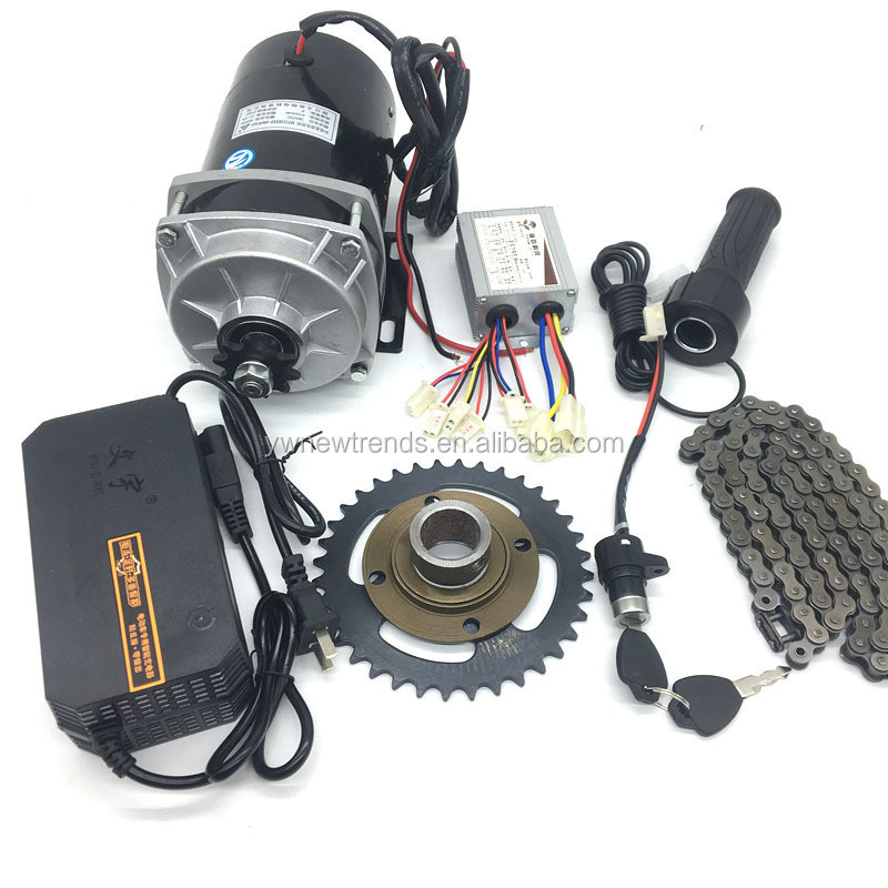MY1120ZXF 48V 600W Electric Motorized Tricycle Motor Kit DC Brushed ...