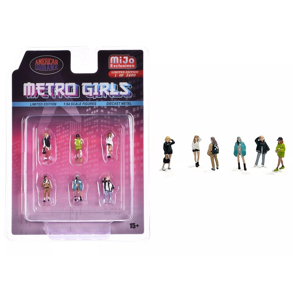 American Diorama 1/64 Figures Metro Girls American Diorama Figures ...