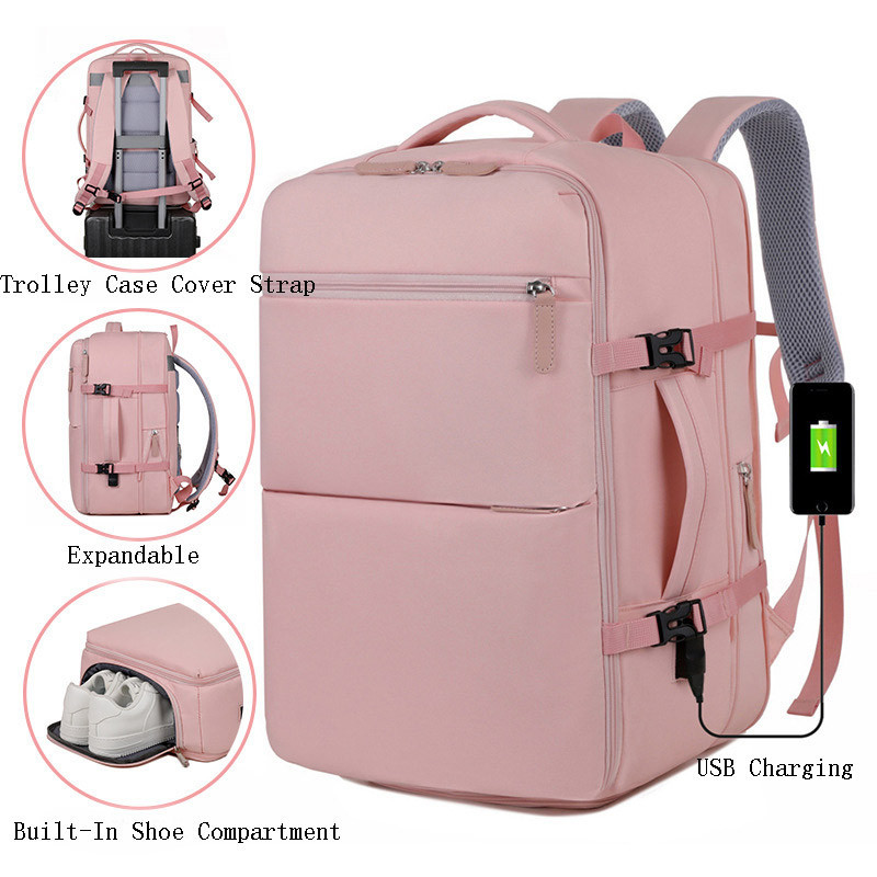 Airplane Travel Backpack Cabin Laptop Camping Casual Large Nylon ...
