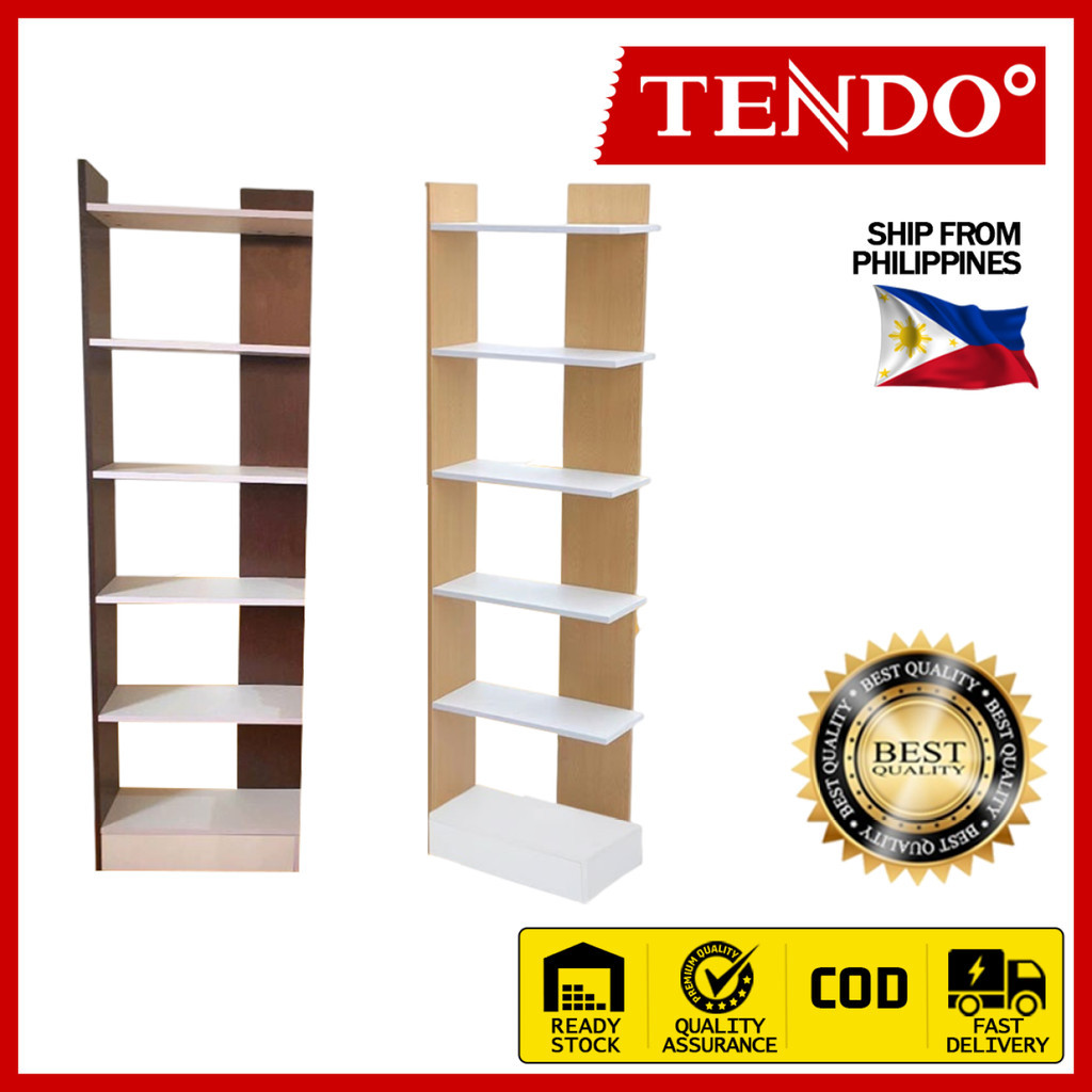 TENDO Living Room Bookshelf Bookcase Storage Rack Floor storage rack ...