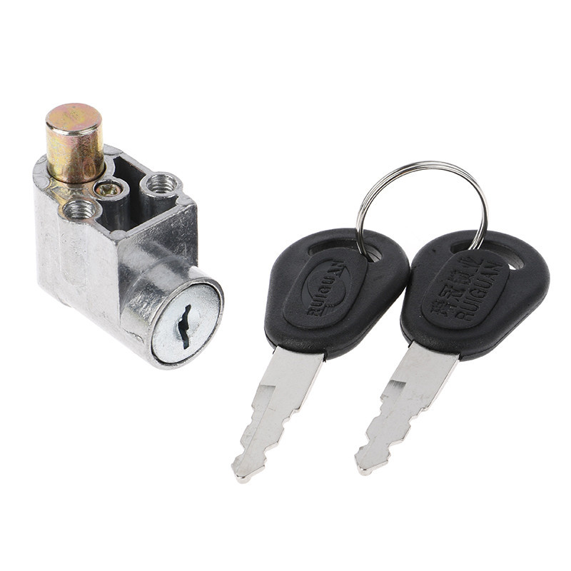 Battery Safety Pack Box Lock + 2 Key For Motorcycle Electric Bike ...